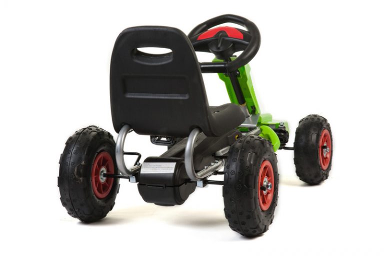 Elf - Rubber Wheel - Go Kart / Cart - Green- 2-6 Years - Kids Electric Cars