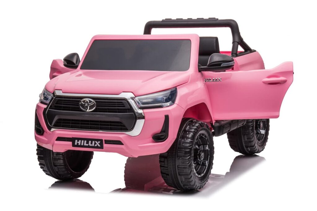 Toyota Hilux 12V Electric Ride On Jeep Pink - Kids Electric Cars