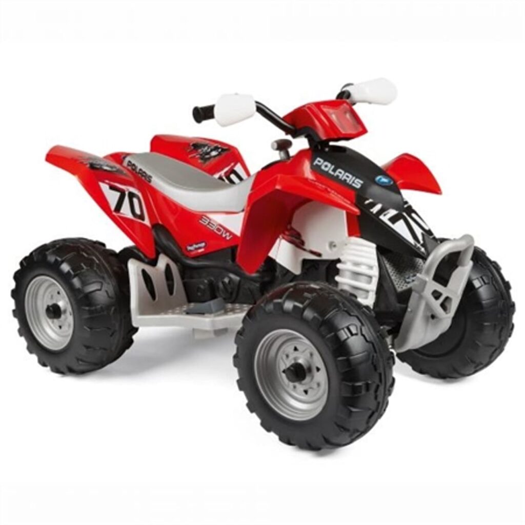 Peg Perego Polaris Outlaw 330W 12V Electric Ride On Quad Red - Kids ...
