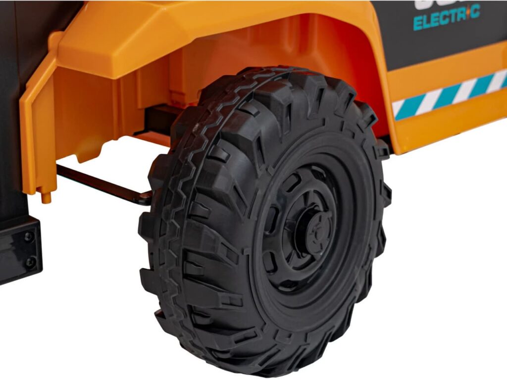 JCB Forklift 12V Electric Ride On Tractor Yellow - Kids Electric Cars